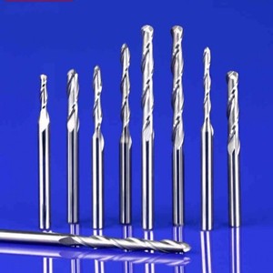 Long Φ3.175mm 2 Flute Twist Ball Nose Slot Drill End Mill Cutter CNC ...