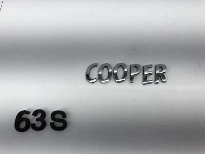 11-20 MINI COOPER COUNTRYMAN REAR TRUNK LID LOGO NAMEPLATE EMBLEM OEM ...