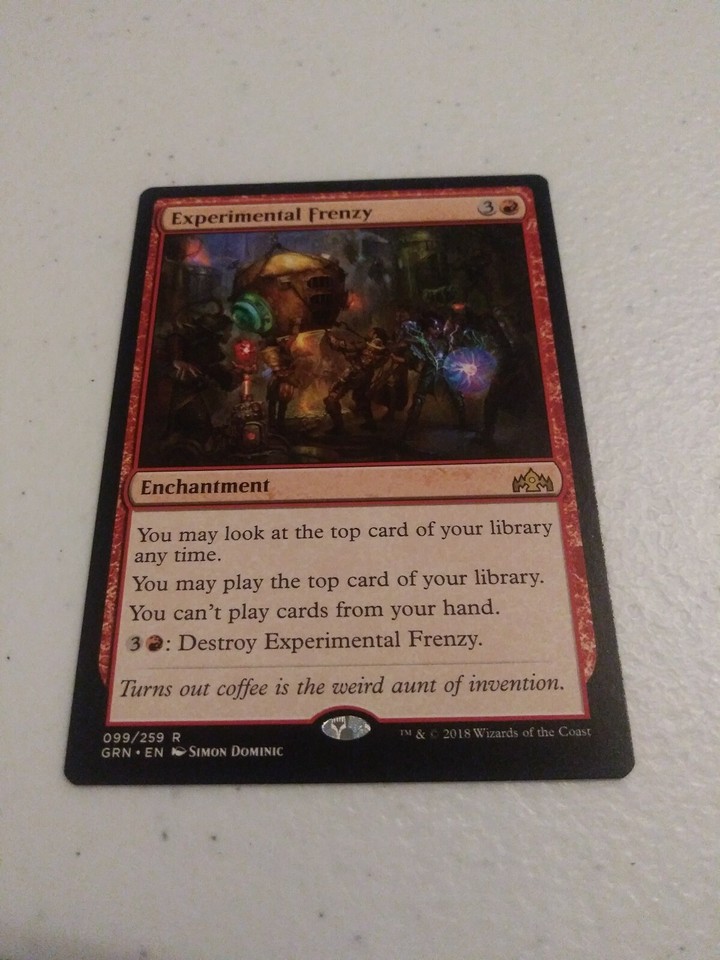 Experimental Frenzy - Guilds of Ravnica, English, MTG Magic j10 | eBay