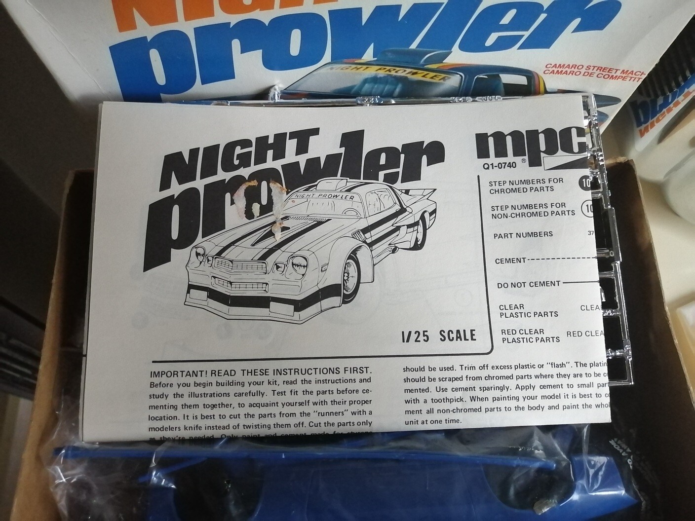MPC Night Prowler (Canada made vintage edition) Plastic Model (1/25 ...