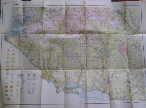 Color Soil Survey Map Pierce County Wisconsin River Falls Prescott ...