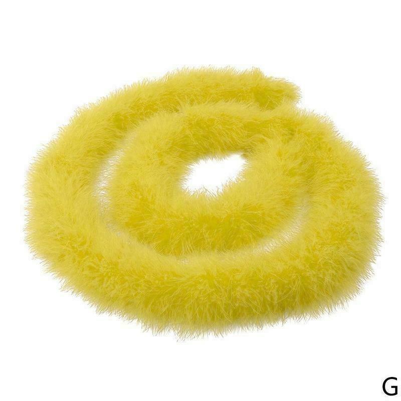 Turkey Feather Strip Fluffy Boa 2 Meter Women Party Hot Decor DIY√ B1X0 ...