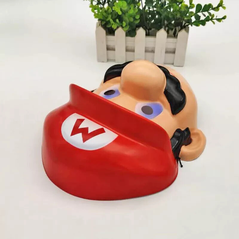 Mario Mask Game Super Mario Brothers Adult Halloween Clubbing Cosplay ...