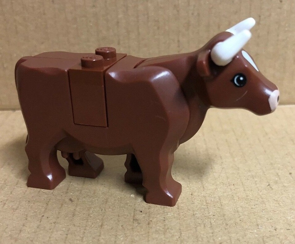 NEW Lego Farm Animal - Cow Pig Chicken Horse Rabbit Bunny Longhorn ...