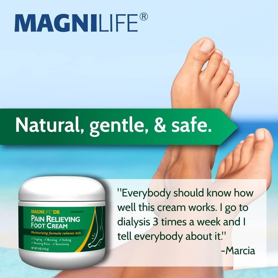 DB Foot Cream, Calming Relief for Burning, Tingling, Shooting ...