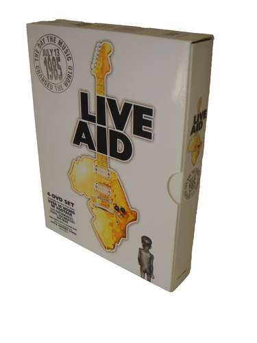 LIVE AID superb 4-Disc Box Set DVDs, 10 hours footage with all the ...