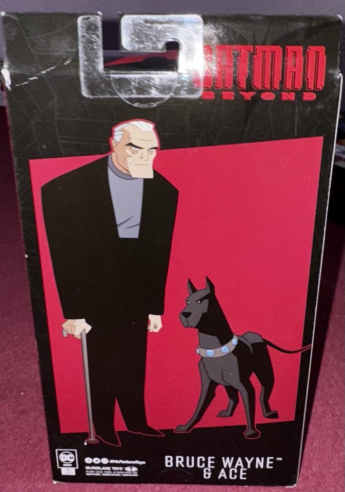 Mcfarlane Toys Batman Beyond Bruce Wayne & Ace Gold Label SDCC ...