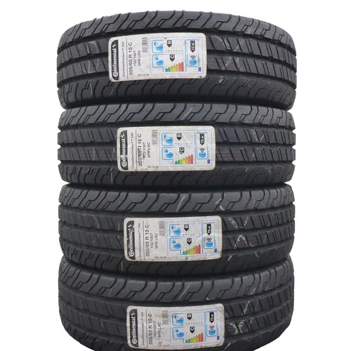 205 65 15C 4x Continental 205/65 R15C 102/100R Van Pneumatico Estivo ...