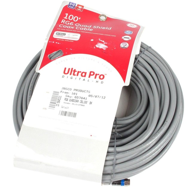 Jasco General Electric 50 Coaxial Cable - Grey (30878876674) Coaxial ...