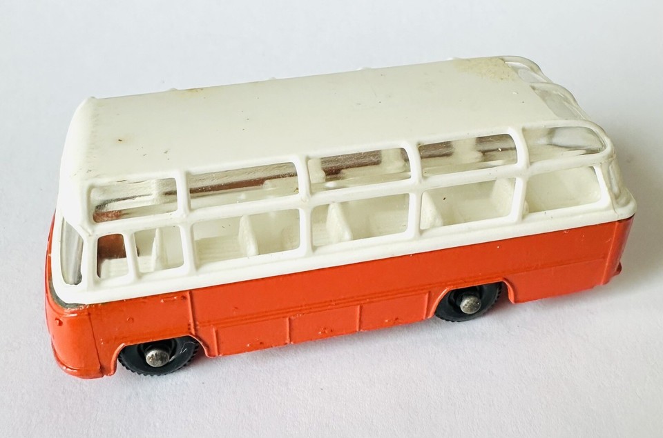 Matchbox Lesney No.68 Mercedes Coach Bus Orange England Antique ...