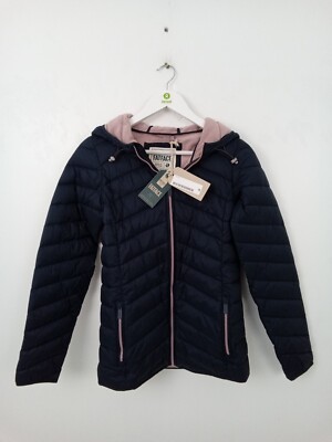 Fat Face Women's Jacket Size 6 Navy Ruby Lightweight Puffer RRP £75 New F2 | eBay