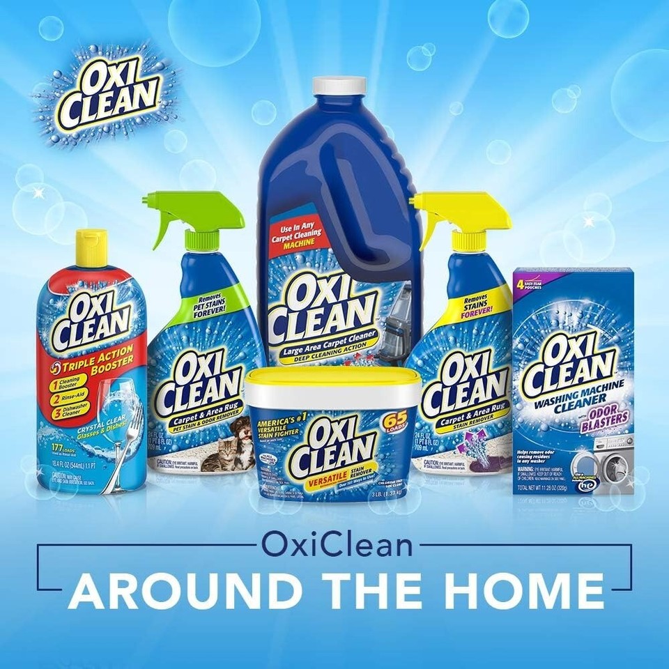 OxiClean Carpet and Rug Cleaner, Pet Stain and Odor Remover Spray, 24 ...