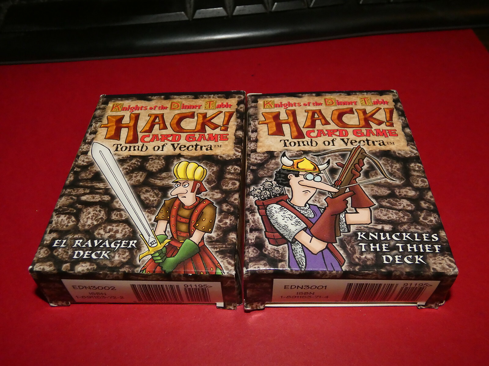 Knights of the Dinner Table: Hack Card Game: Tomb of Vectra: Knuckles ...