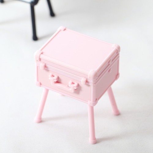 1:12 2Pcs Dollhouse Miniatures Fold Makeup Box Case w/ Lipstick Perfume ...