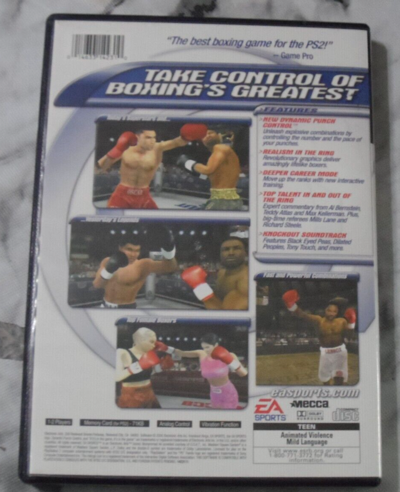 Knockout Kings 2001 PS2 Playstation 2 Video Game CIB Complete with ...