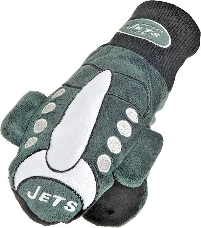 FOCO NFL New York Jets Mascot Airplane Mitten Kids youth Fun NEW Great ...