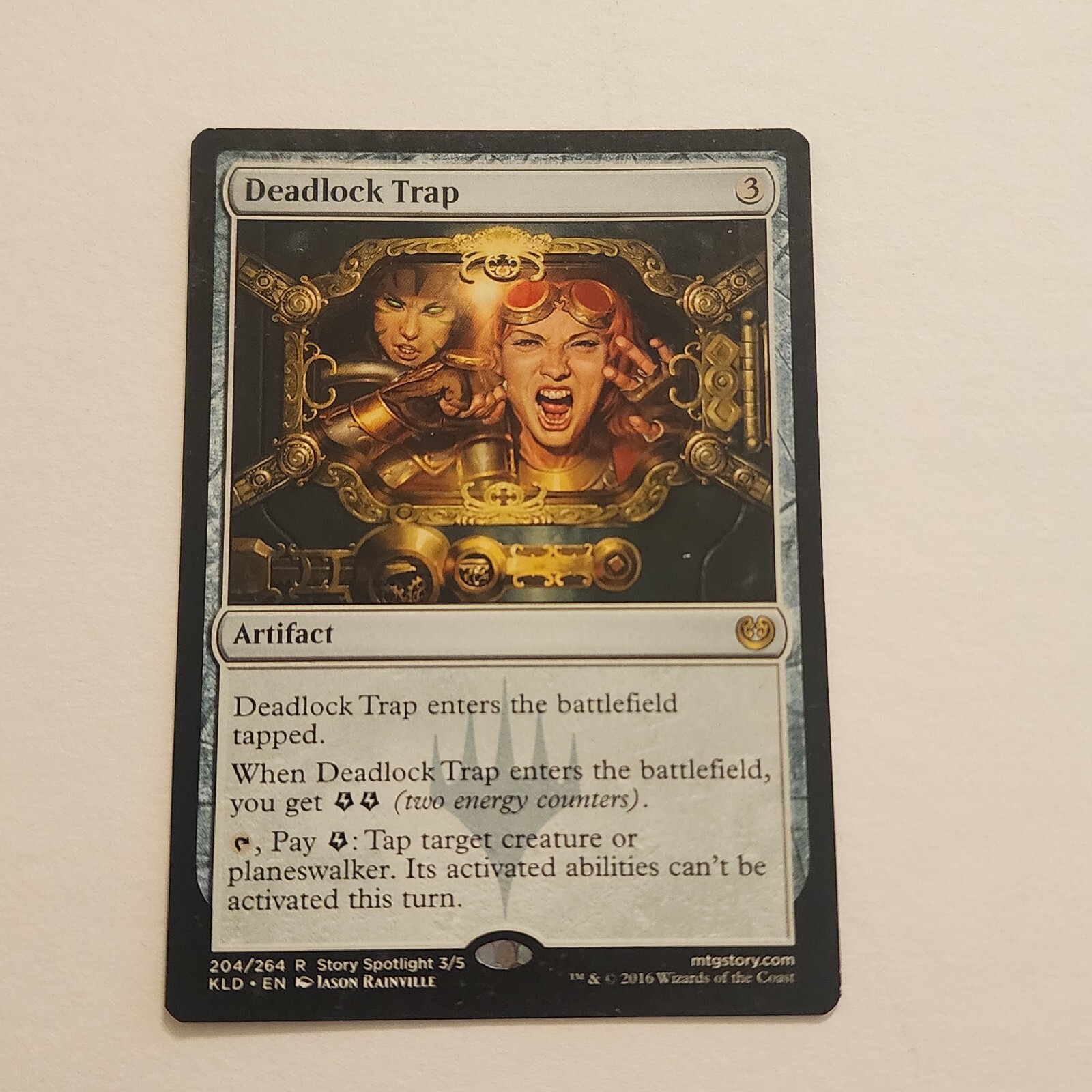 Deadlock Trap Kaladesh Magic the Gathering MTG Single Card 204/264 2016 ...