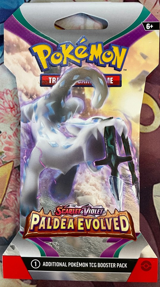 Paldea Evolved Sleeved Booster Pack - 1x NEW English Factory Sealed ...