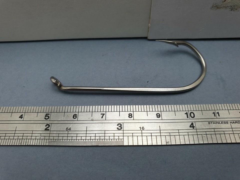 1pk Maruto French Forged Hook SS-6000 Stainless Steel 100pcs Fish Hooks ...