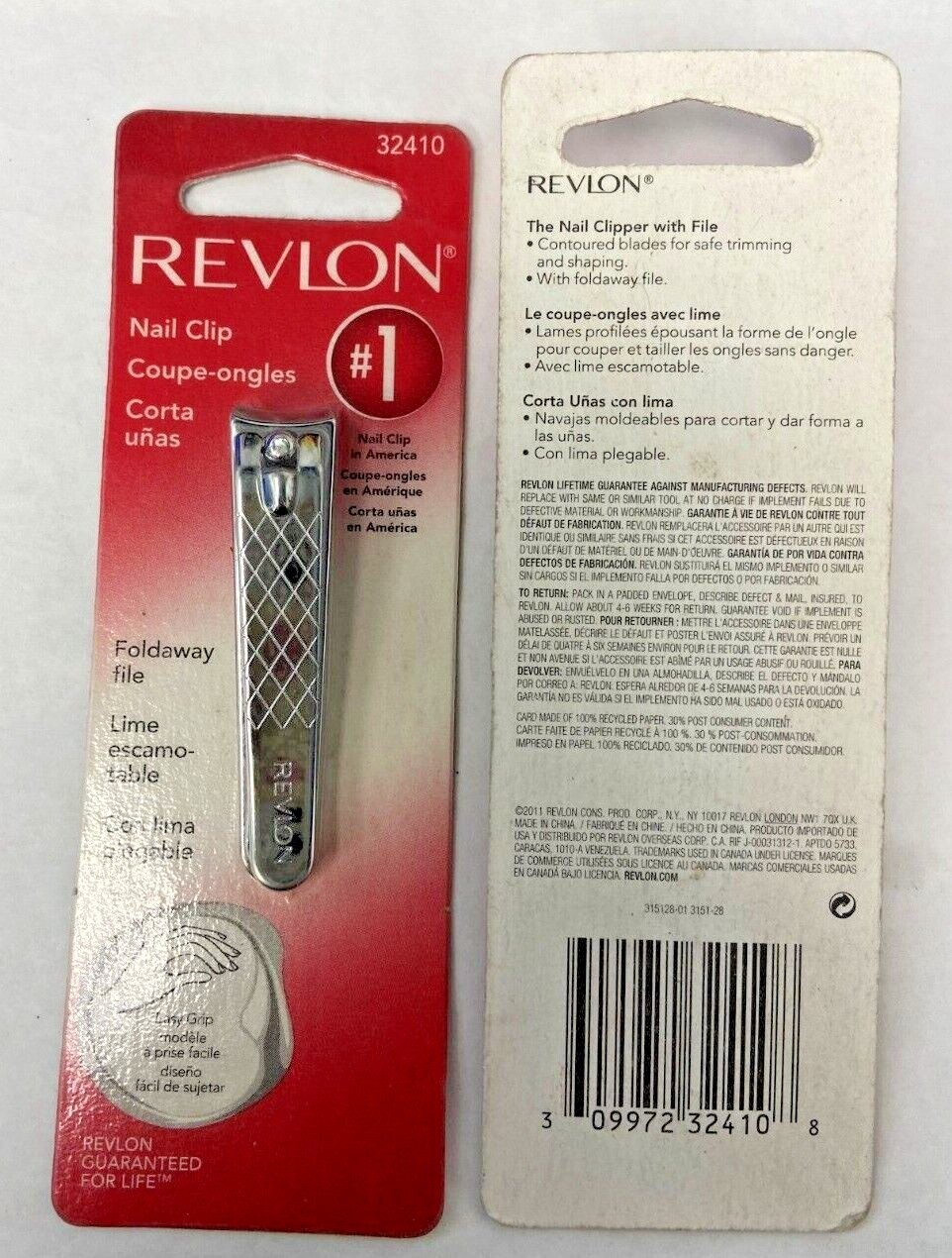 Revlon Toenail Clippers *Choose Your Style *Twin Pack* | eBay