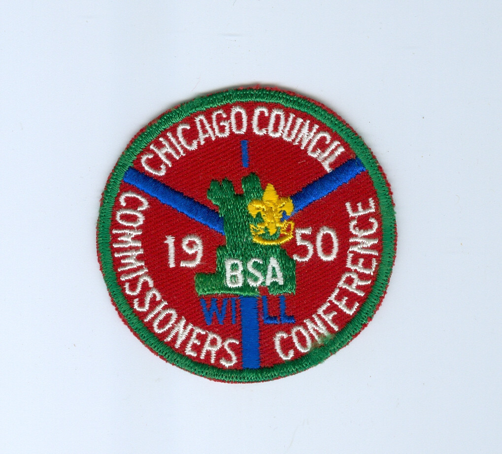 BSA Chicago Council 1950 Commissioners Conference patch | eBay