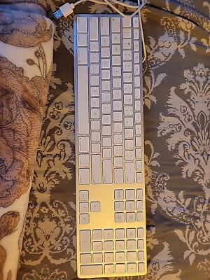 Matias FK318S Slim Aluminum USB Wired Numeric Keyboard for Apple Mac ...