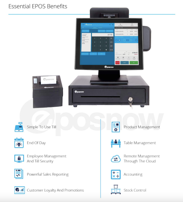 Epos Now Pro-C15 Android POS System – Terminal, Cash Drawer & Thermal ...
