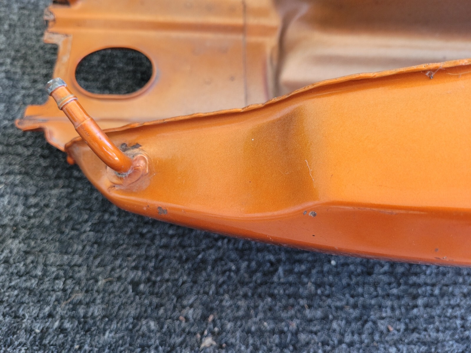 Vintage 1971 Honda CL450 K4 Scrambler Motorcycle Gas Tank Candy Topaz ...