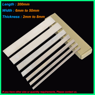 200mm Length HSS Steel Flat Square Bar Strip Super Hard Weld Mould HRC ...