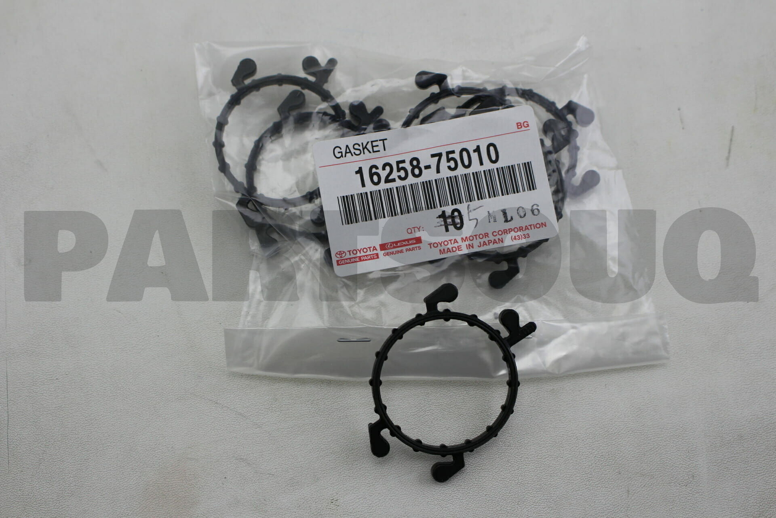 1625875010 Genuine Toyota GASKET(FOR WATER BY-PASS PIPE) 16258-75010 | eBay