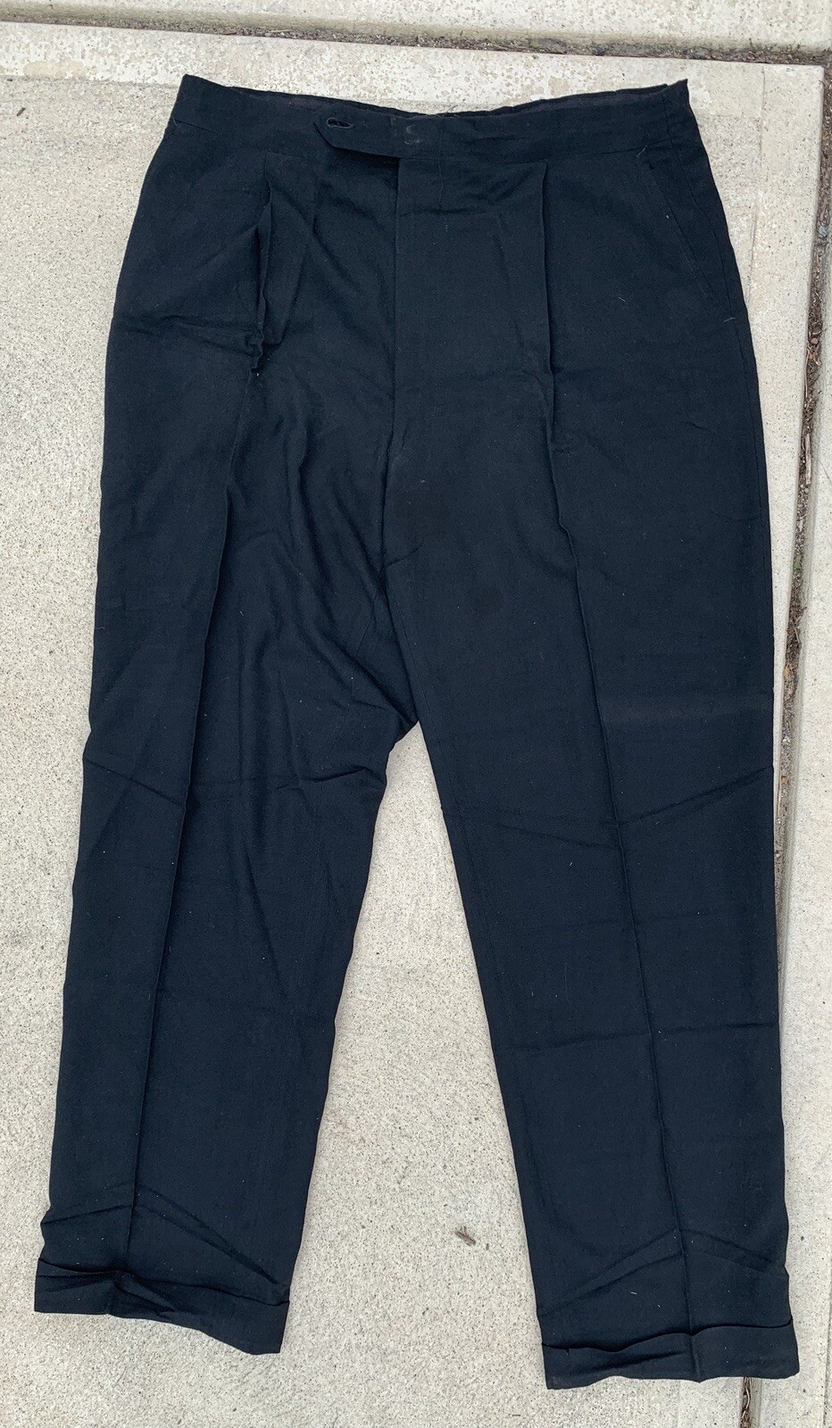 Vintage 50s 60s Black JAYMAR Cary MIDDLECOFF Summer Light Slacks Pants ...