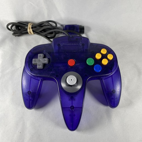 Nintendo 64 Funtastic Grape Purple Controller Authentic Tight Joystick ...