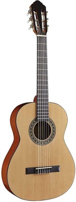 Austin Guitars Classical 6 String Acoustic Bass Guitar, Right (AC334N ...