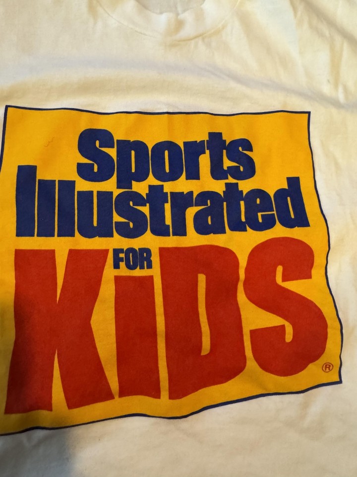 Vintage Sports Illustrated For Kids Shirt Mens XL White Magazine Promo ...