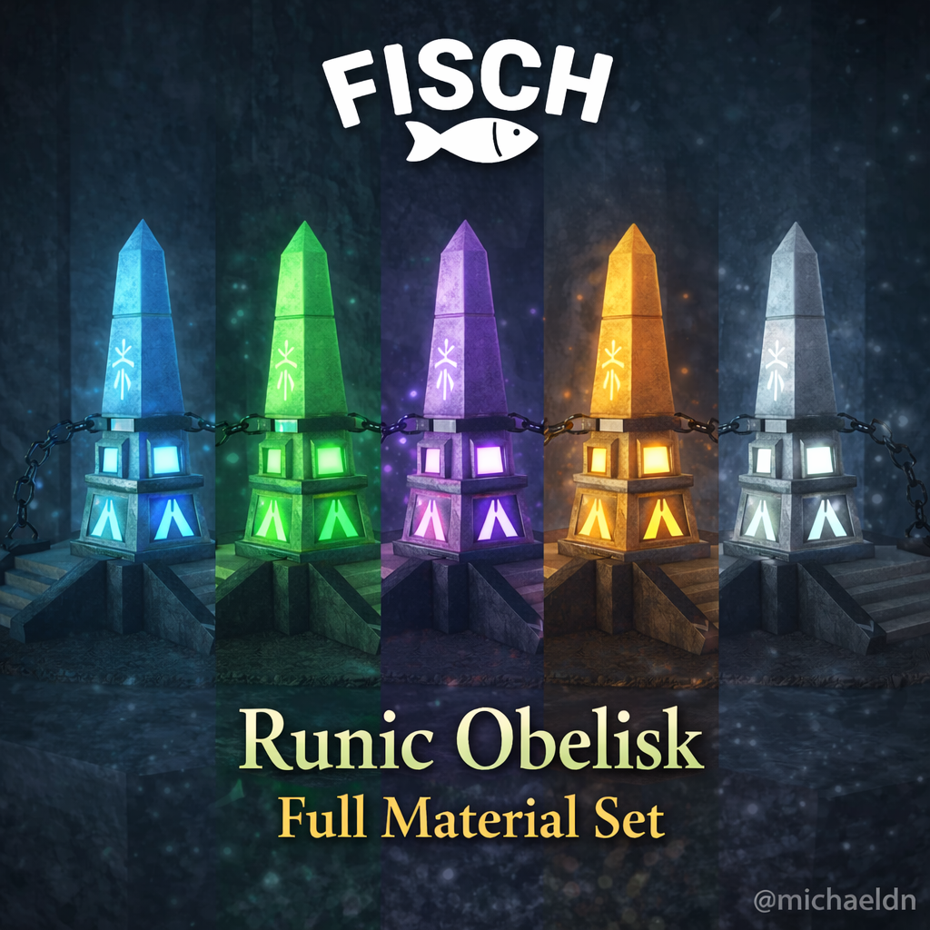 FISCH - RUNIC OBESLIK MATERIAL SET |TIDEFALL UPDATE |FAST DELIVERY ...