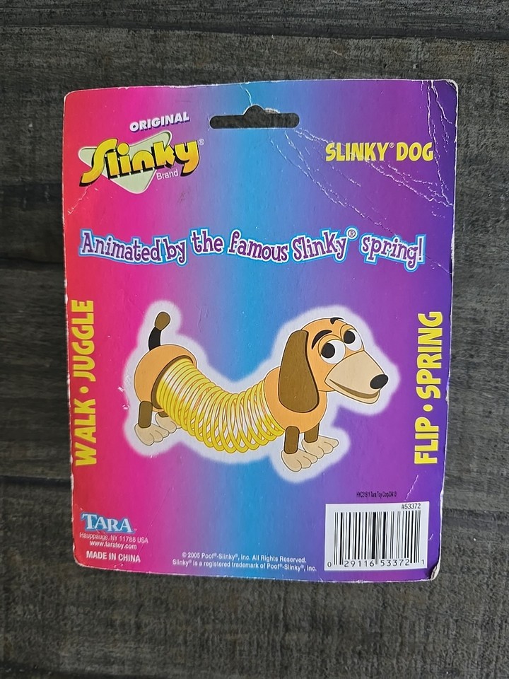 Collectible “Slinky Dogs” 4 Pack toy—the original Slinky flip‑spring ...