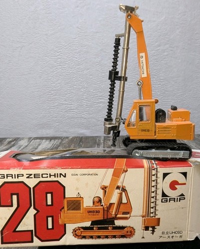 Hitachi Earth Auger Edai Grip Zechin 28 Japan 1:70 in Original Box ...