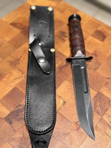 KA-BAR Knife Sheath- (Sheath ONLY) Custom Made - Black | eBay