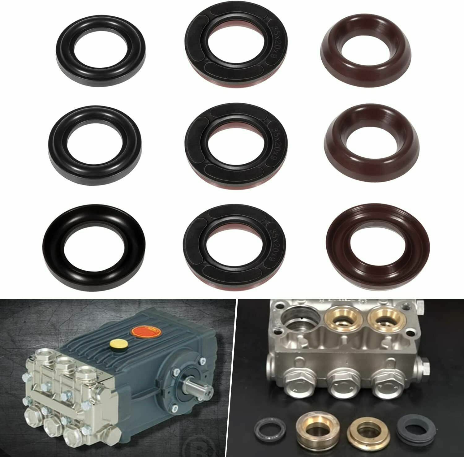 General Pump Replacement 20mm 69 Packing Kit For Pressure Washer Pump ...