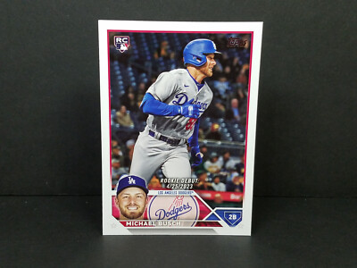 2023 Topps #US66 Michael Busch, Los Angeles Dodgers (RC) - Rookie Debut ...