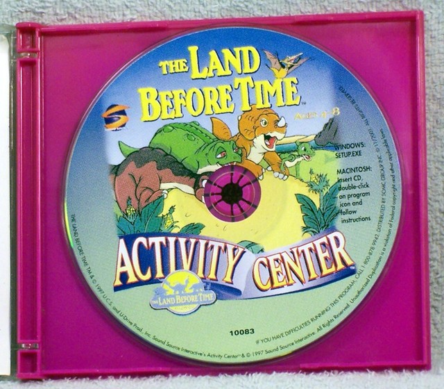 Land Before Time Activity Center (Windows/Mac, 1997) for sale online | eBay