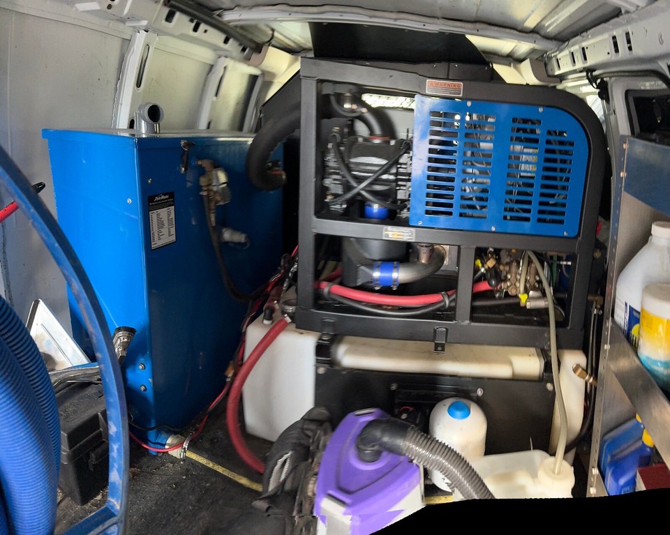 2007 CHEVY EXPRESS CARPET CLEANING VAN BLACK LOW HOURS ON EQUIPMENT | eBay