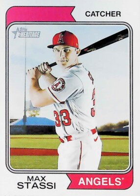 2023 Topps Heritage #115 Max Stassi Los Angeles Angels | eBay