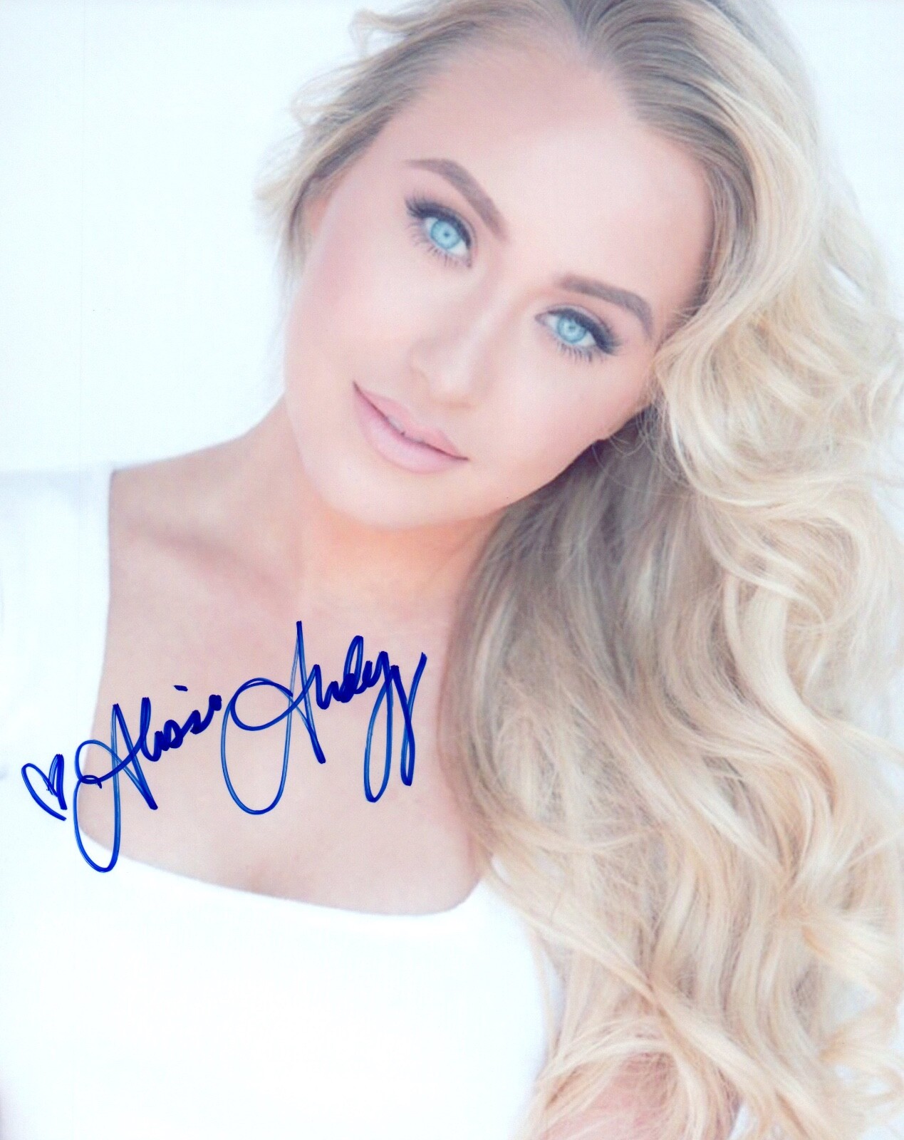 Alissa Anderegg Signed Autographed 8x10 Photo Model Actress COA | eBay