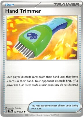 Hand Trimmer Pokemon TCG Trainer Card 150/162 | eBay
