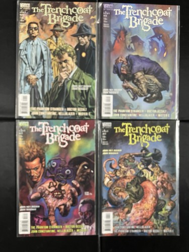 Trenchcoat Brigade #1-4 (DC) John Ney Reiber/ John Ridgeway - Complete ...