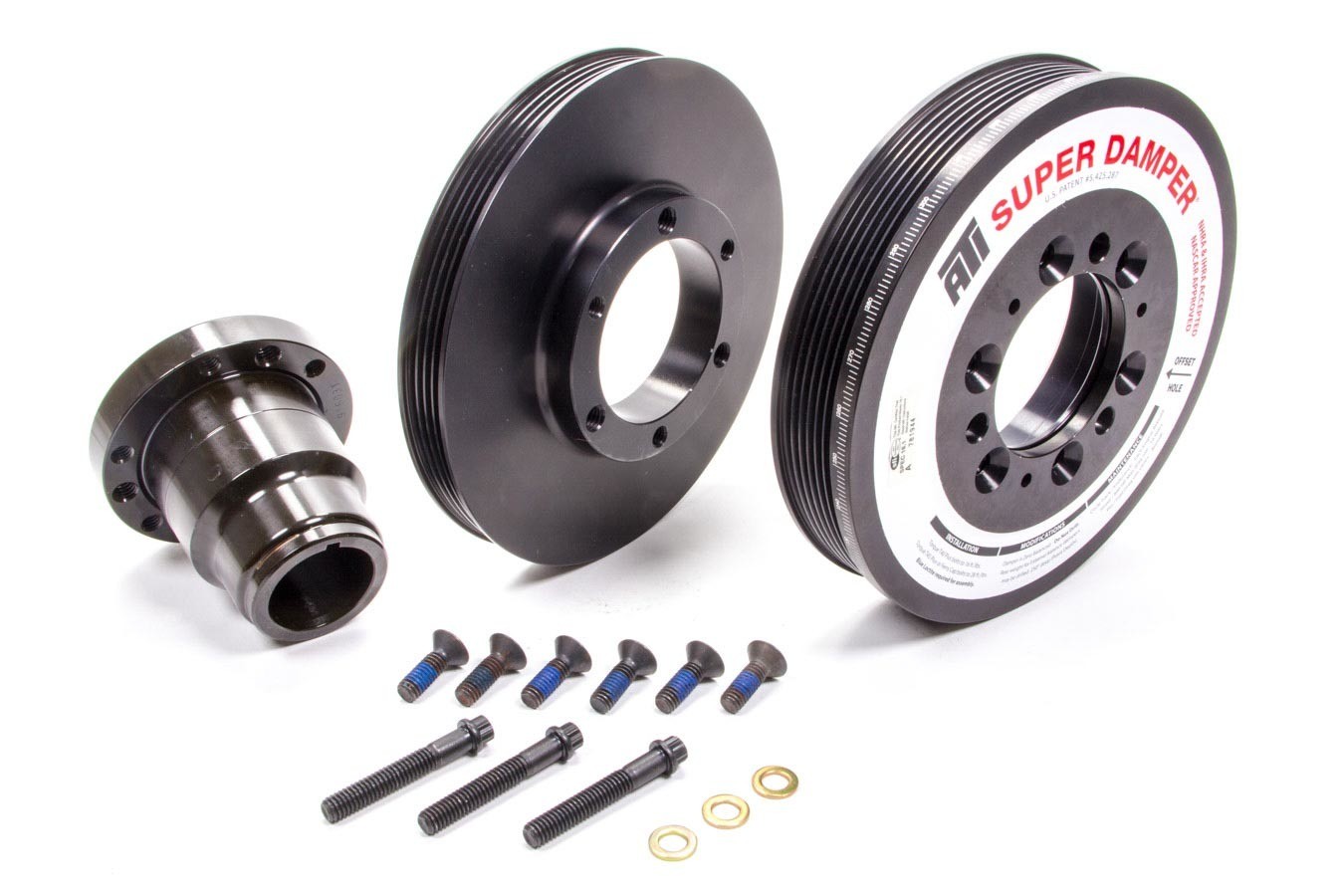 Ati 917264, One Black Ls1 7.480 Harmonic Damper - Sfi Performance ...