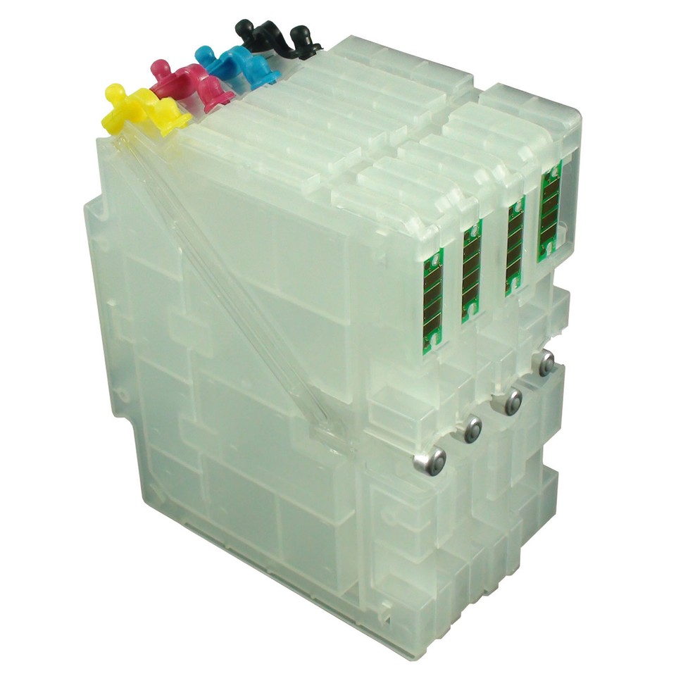 For RICOH GX e5500 e5500n e5550n e7700 e7700n Refillable Ink Cartridge ...