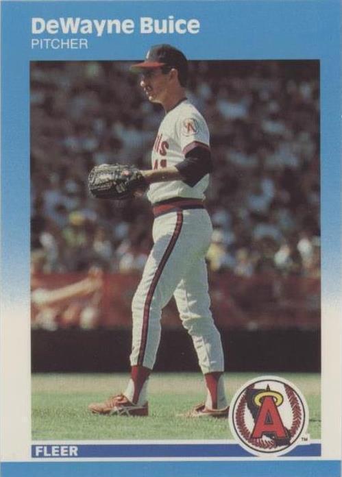 1987 Fleer Update - DeWayne Buice #U-14 Collector's Edition Glossy (RC ...