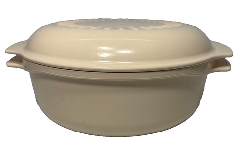 Tupperware Microwave Stack Cooker Almond & 1 3/4 Qt 2210 With Lid 2193 ...